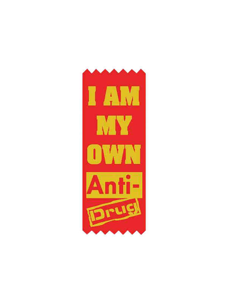 12 inch Wooden Ruler "Bee Like Me. Drug Free" - Primo Prevention