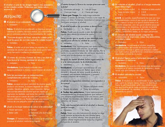 *SPANISH* Your Alcohol IQ: Pamphlet - Primo Prevention