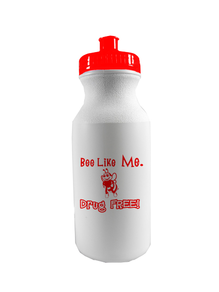 Bee Like Me Drug Free - 20 oz. Sports Bottle - Primo Prevention